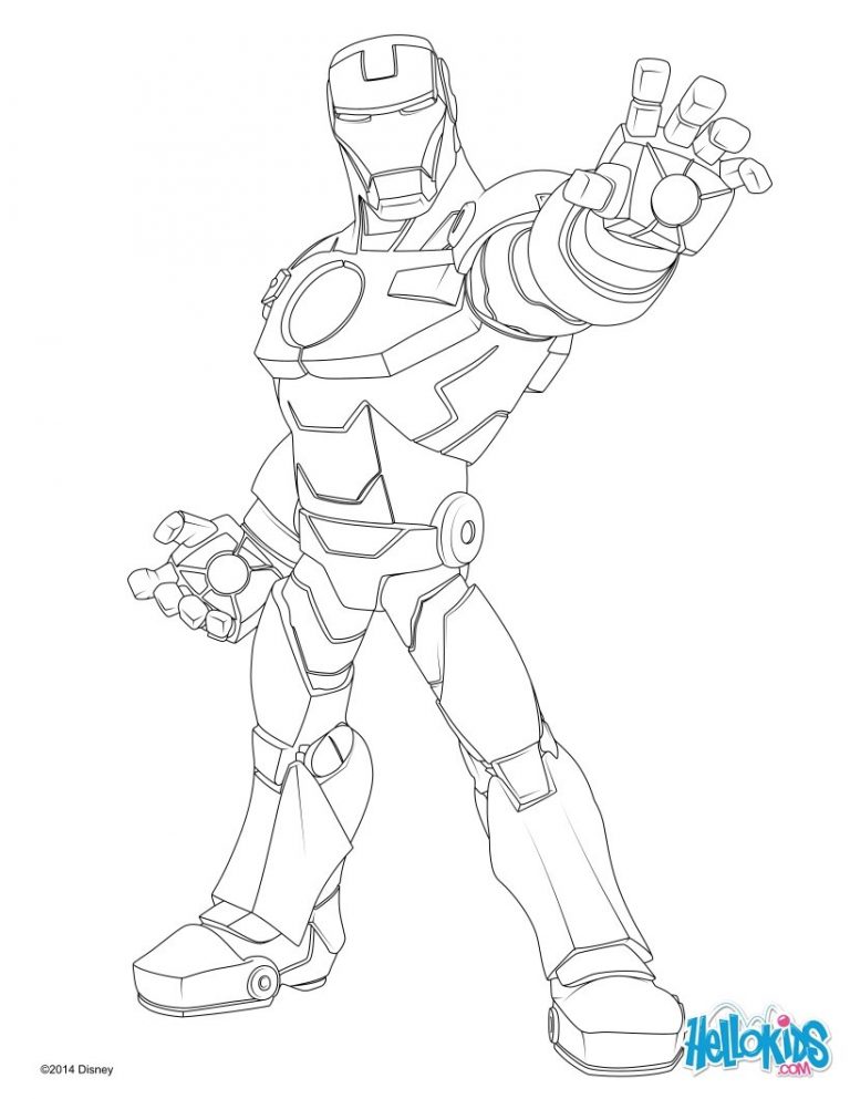 Iron Man free printable coloring pages - Colorpages.org
