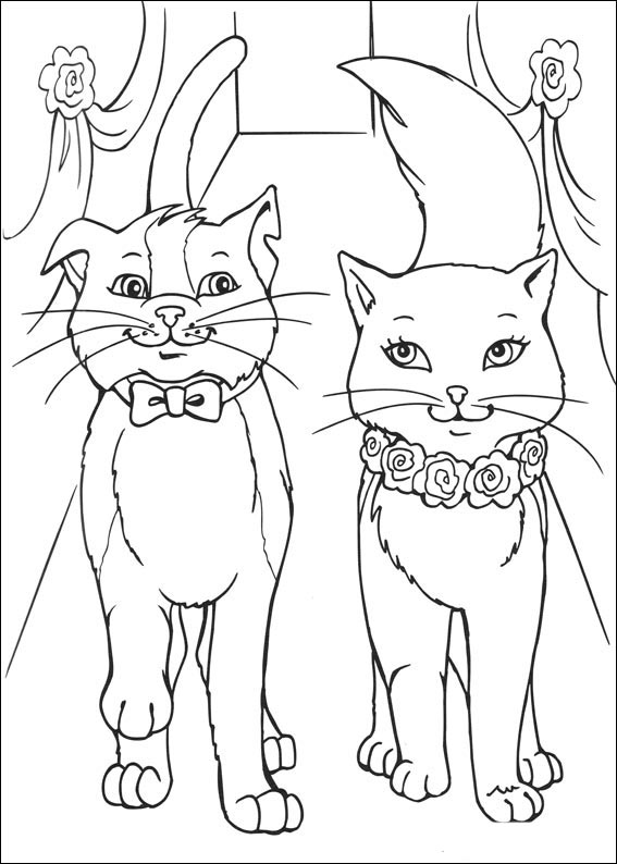 Barbie Castle Diamond free printable coloring pages - Colorpages.org