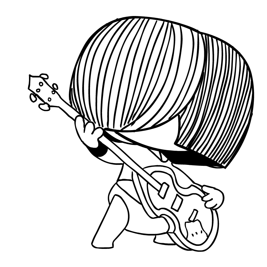 Mini Beat Power Rockers FREE coloring pages to print - Colorpages.org