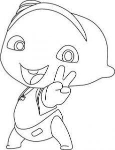 Mini Beat Power Rockers FREE coloring pages to print - Colorpages.org