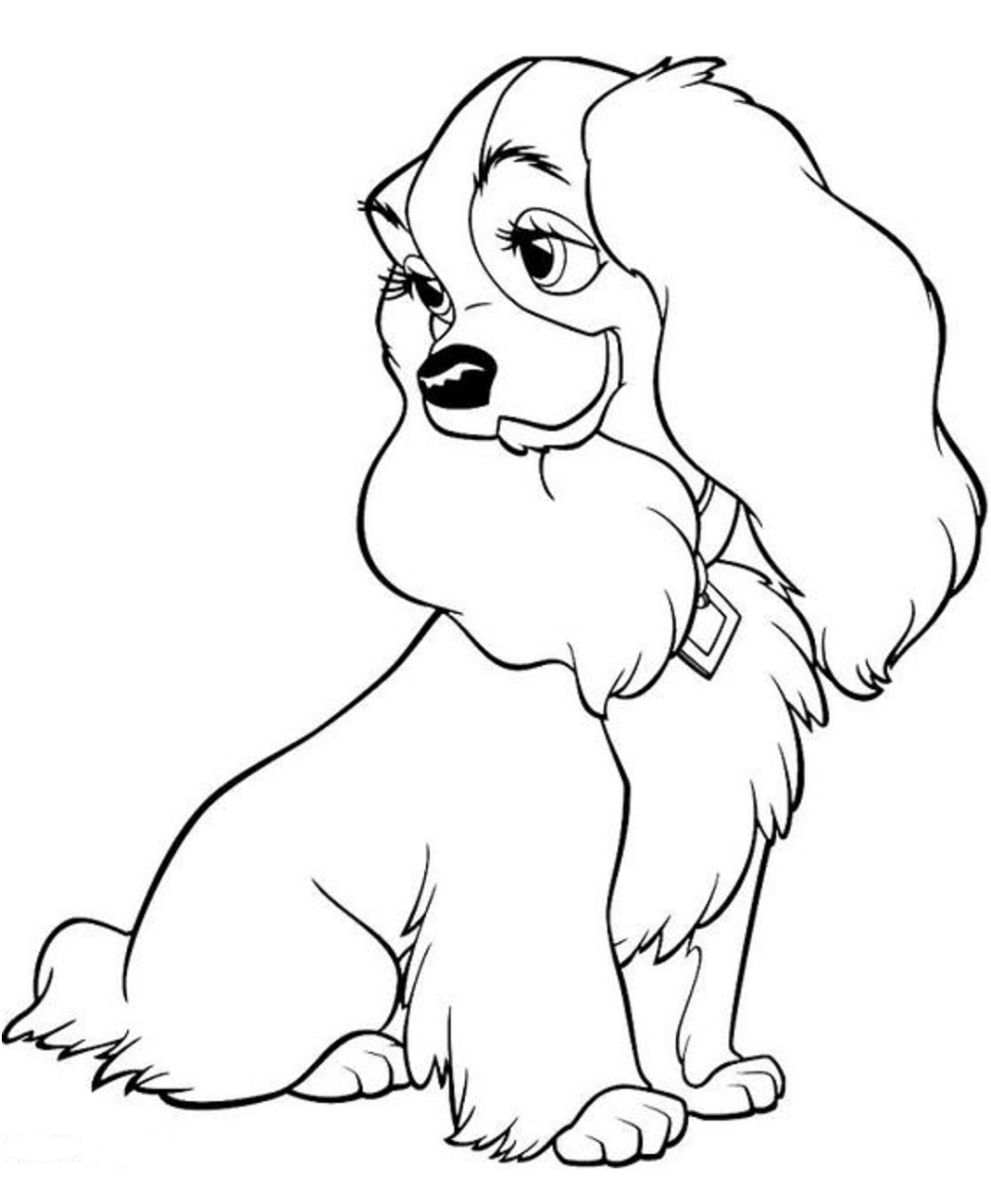 Dog, Puppy and pets free coloring printable pages - Colorpages.org