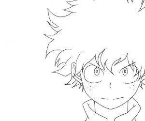 Boku no Hero - My Hero Academia free printable coloring pages ...