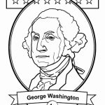 George Washington free coloring page to print 1st American President ...