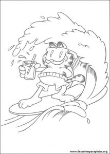 Free Garfield coloring pages - Colorpages.org