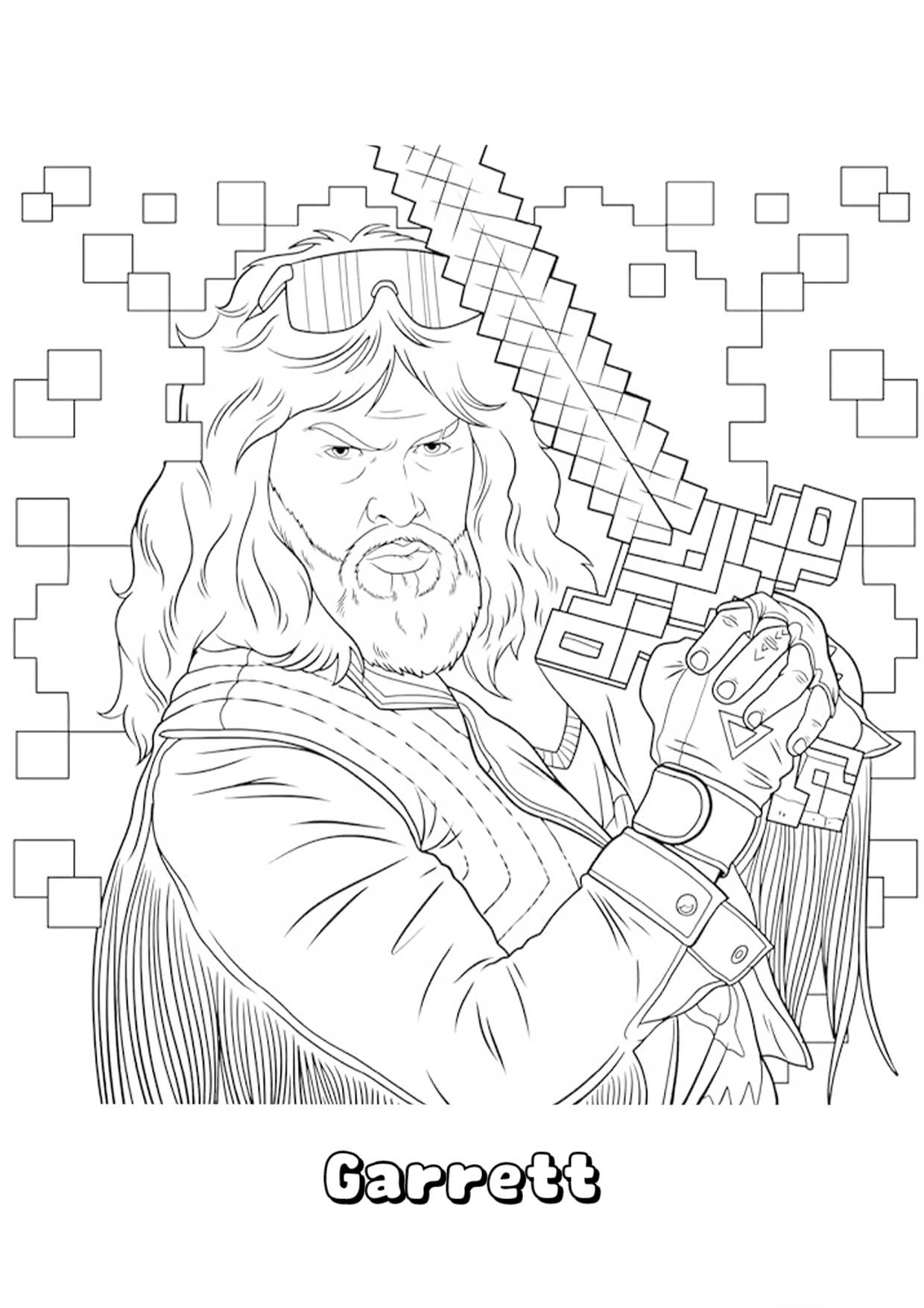 Minecraft the movie - Coloring Pages - Colorpages.org