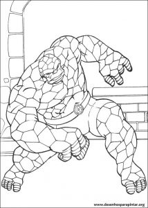 Free Printable Fantastic Four Coloring Pages for Kids and Marvel Fans ...