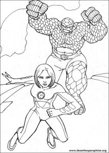 Free Printable Fantastic Four Coloring Pages for Kids and Marvel Fans ...